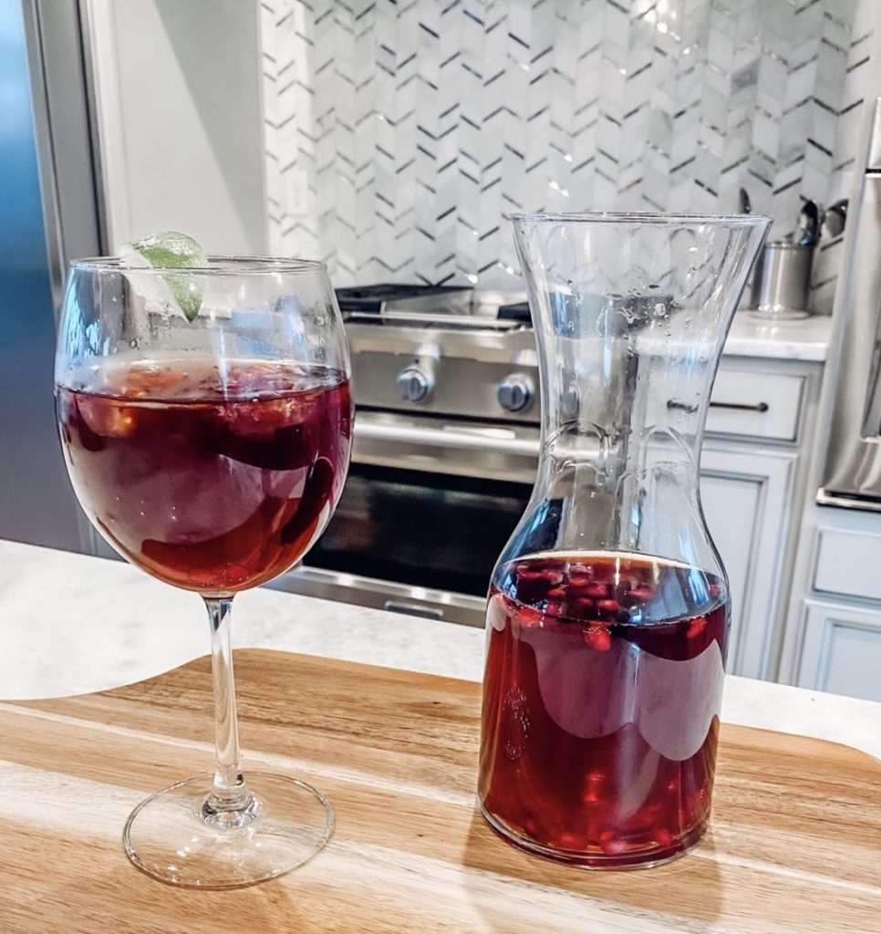 Pomegranate Rum Cocktail | Showit Blog