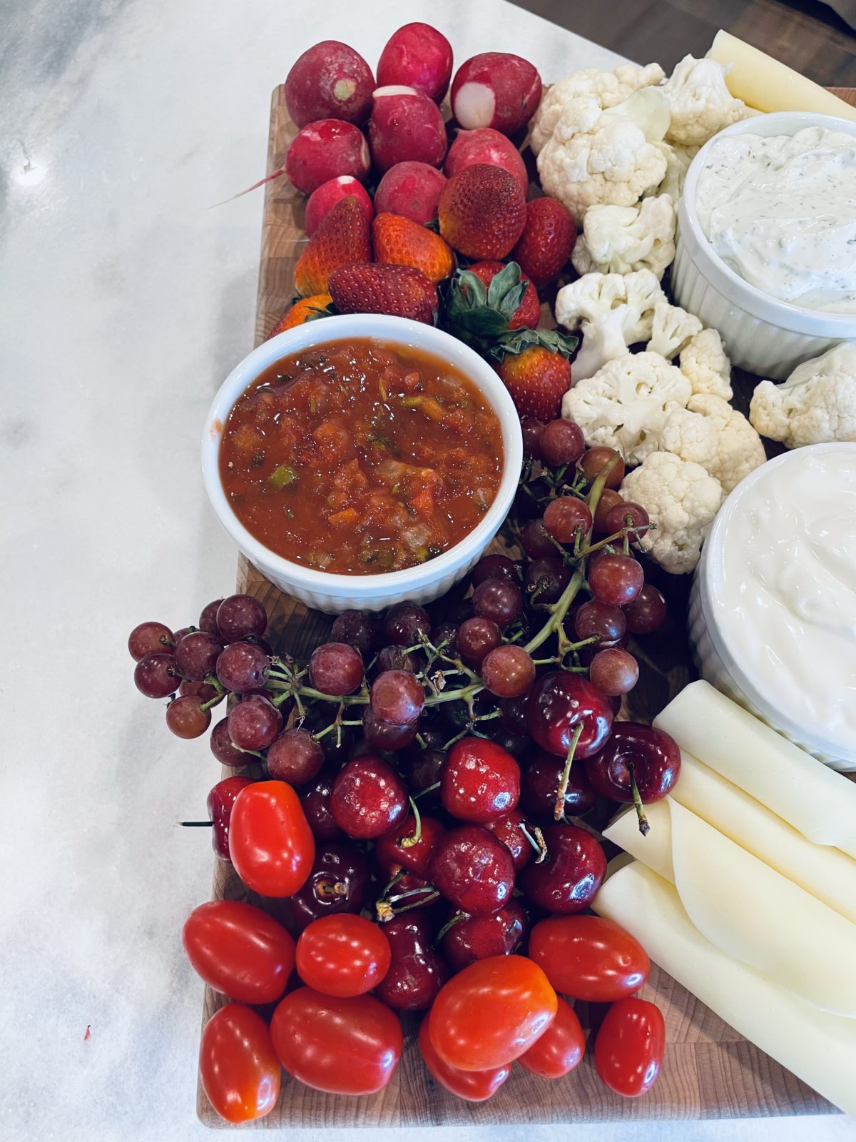 Red, White, and Blue Board | Showit Blog